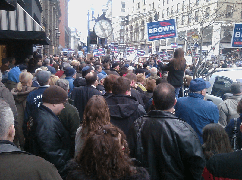Instapundit » Blog Archive » A REPORT FROM THE SCOTT BROWN RALLY AT ...