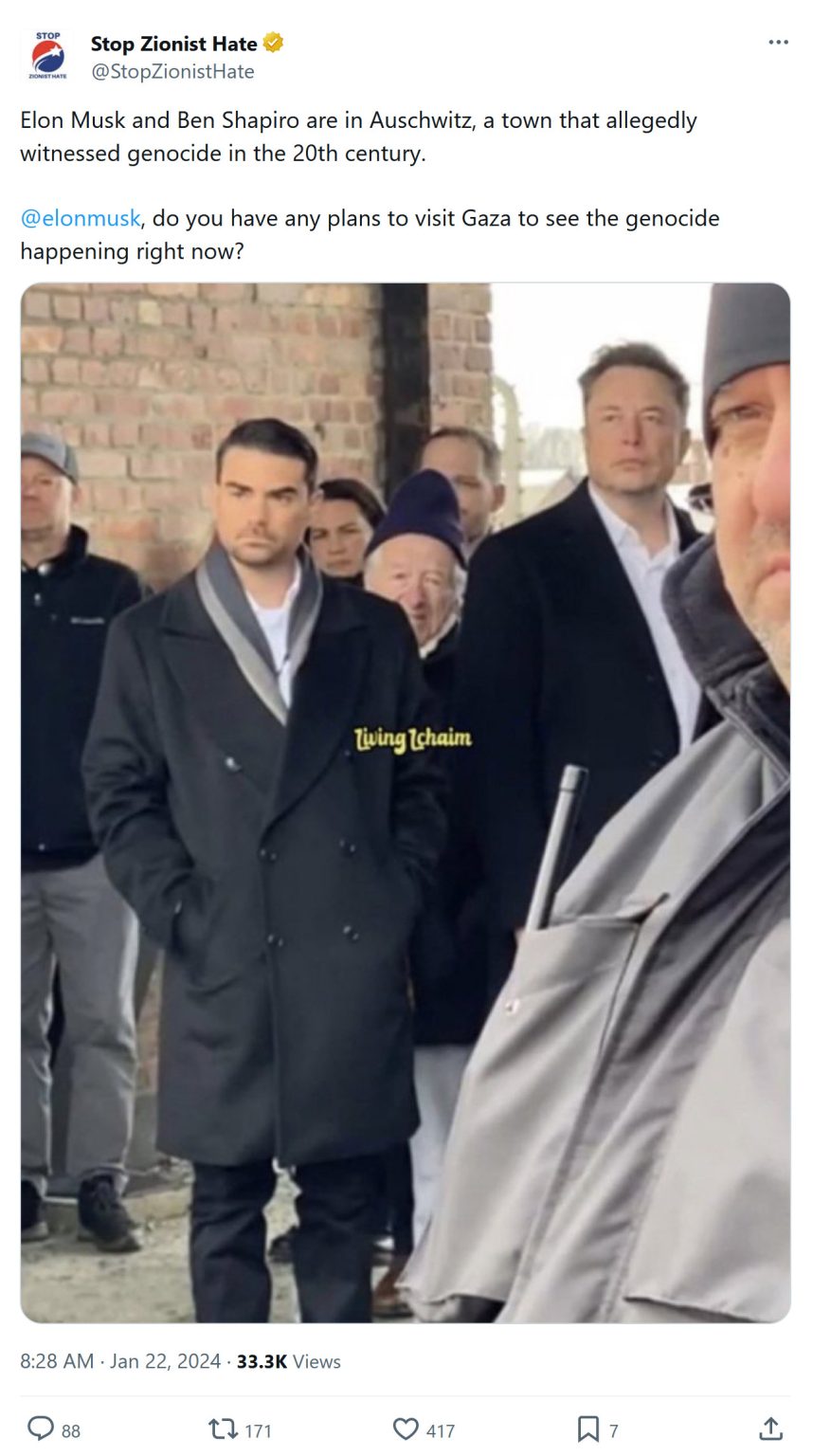 Instapundit » Blog Archive » ELON MUSK VISITS AUSCHWITZ-BIRKENAU ...