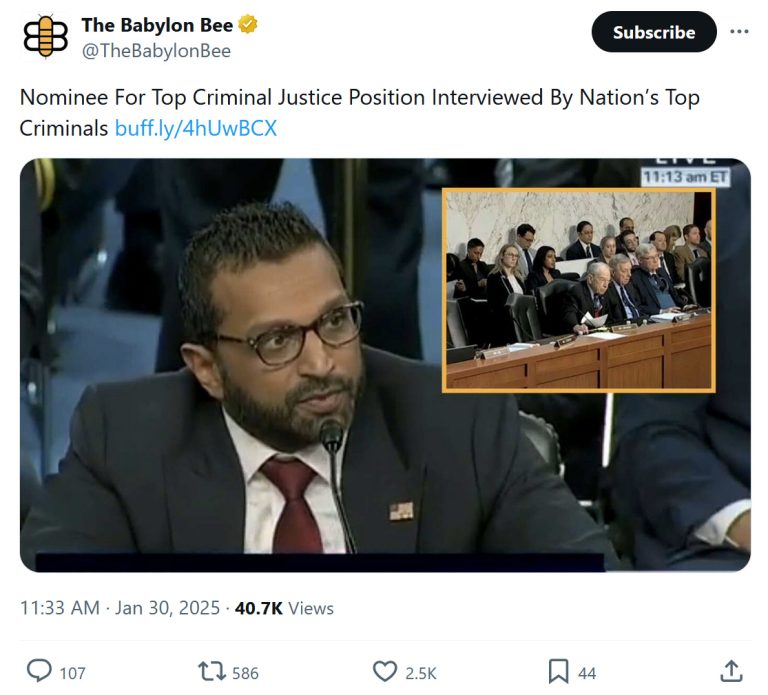 Instapundit » Blog Archive » MIC DROP: Kash Patel Bodies Democrat ...