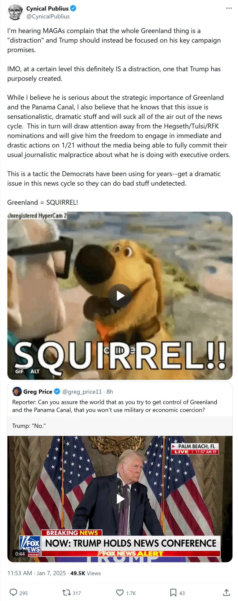 Instapundit » Blog Archive » “GREENLAND=SQUIRREL!”