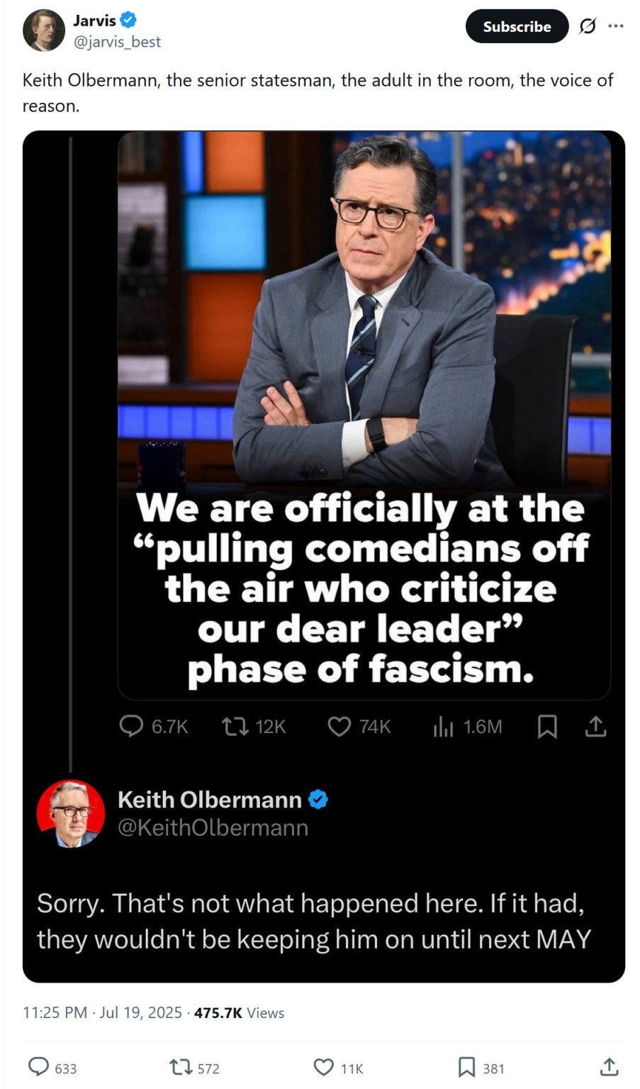 Instapundit » Blog Archive » WE’VE DESCENDED INTO SOME SORT OF BIZARRE ...