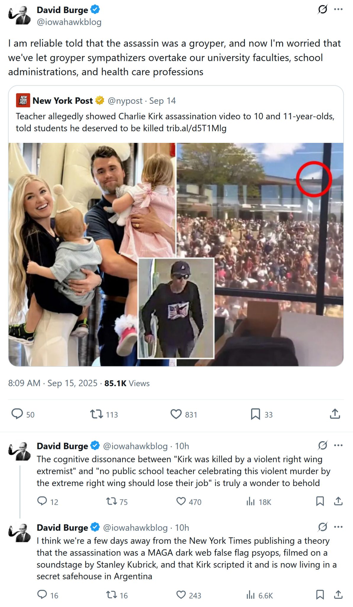 Instapundit » Blog Archive » AXIOS: How Charlie Kirk’s killing sparked ...